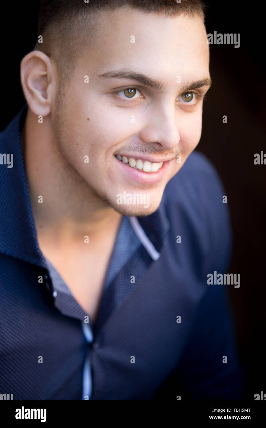 Good looking teen boy hi-res stock photography and images - Alamy