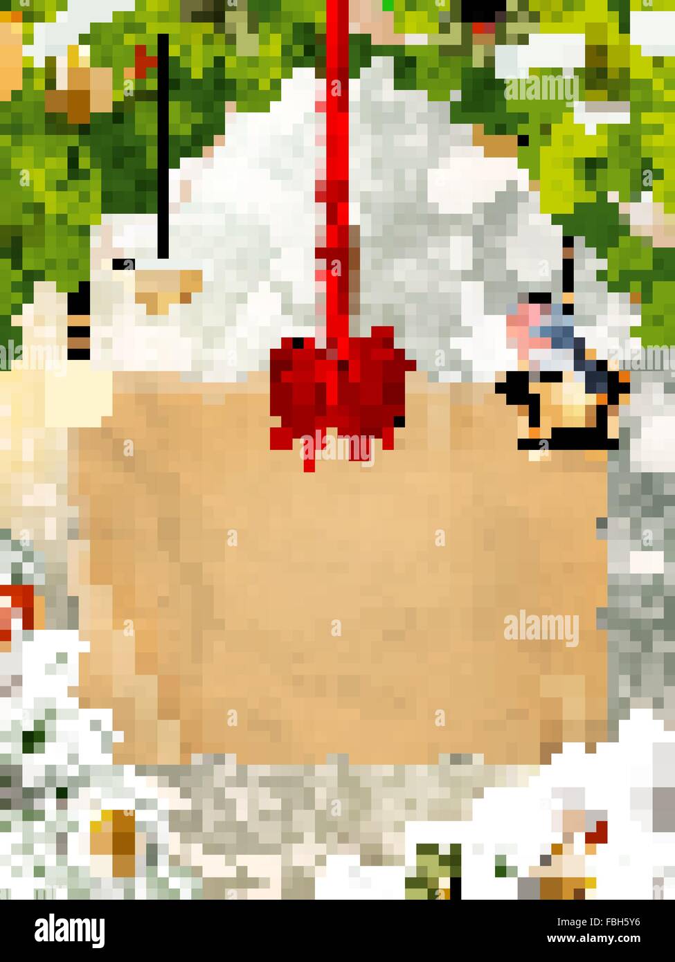 Winter frame background simple Stock Vector Images - Alamy