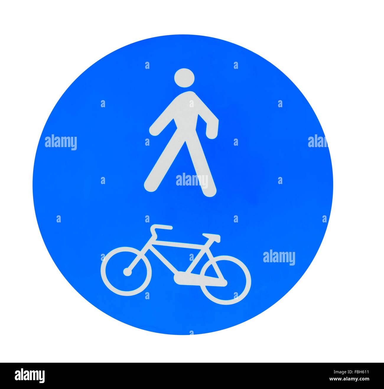 Bicycle bike lane biking safety Cut Out Stock Images & Pictures - Alamy