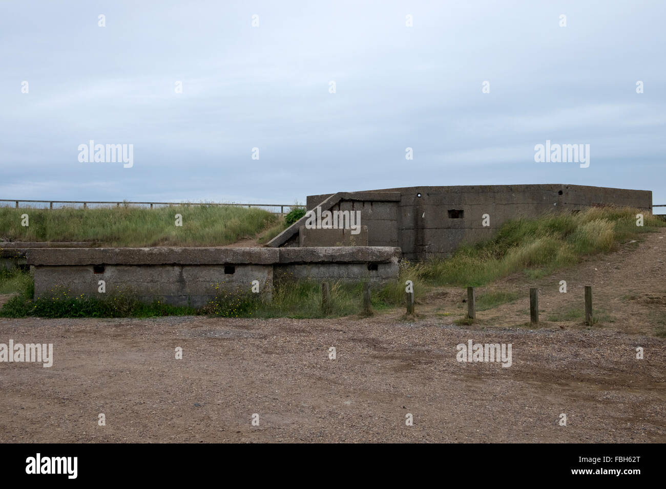 World War Two bunker WW2 East Lane Bawdsey Suffolk Stock Photo - Alamy