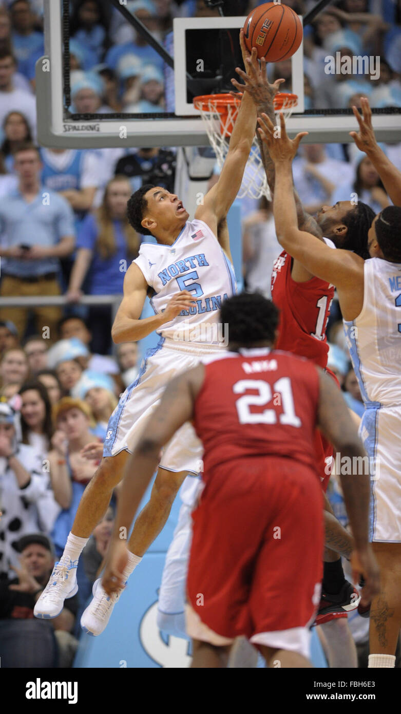 Chapel Hill, North Carolina, USA. 16th Jan, 2016. North Carolina Tar ...