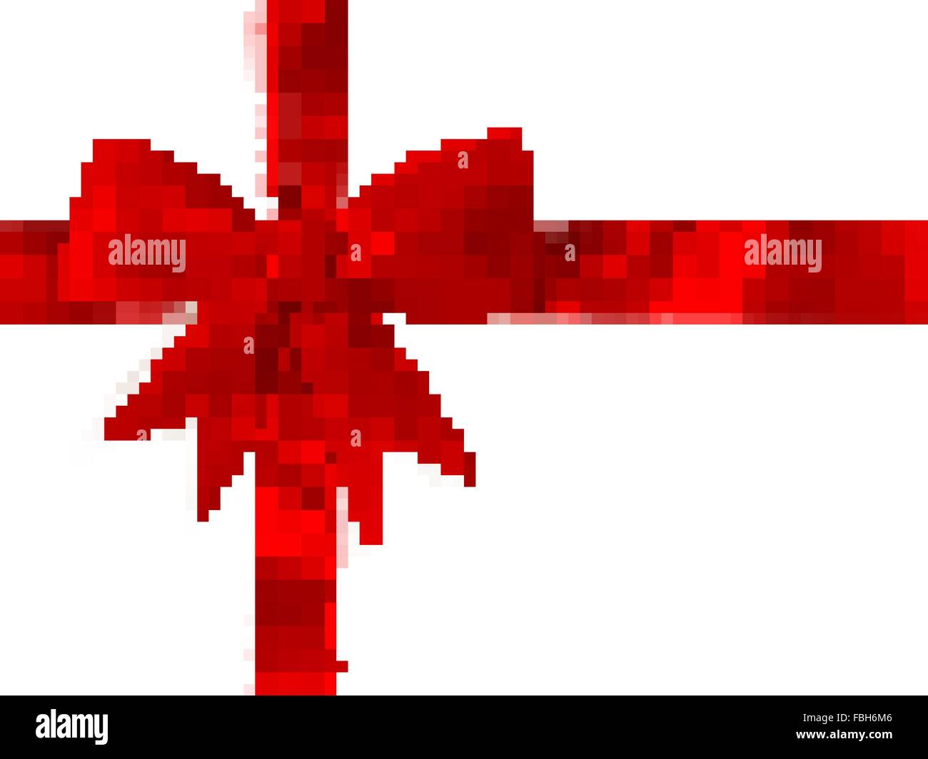 Shiny red satin bow Set. EPS 10 Stock Vector Image & Art - Alamy