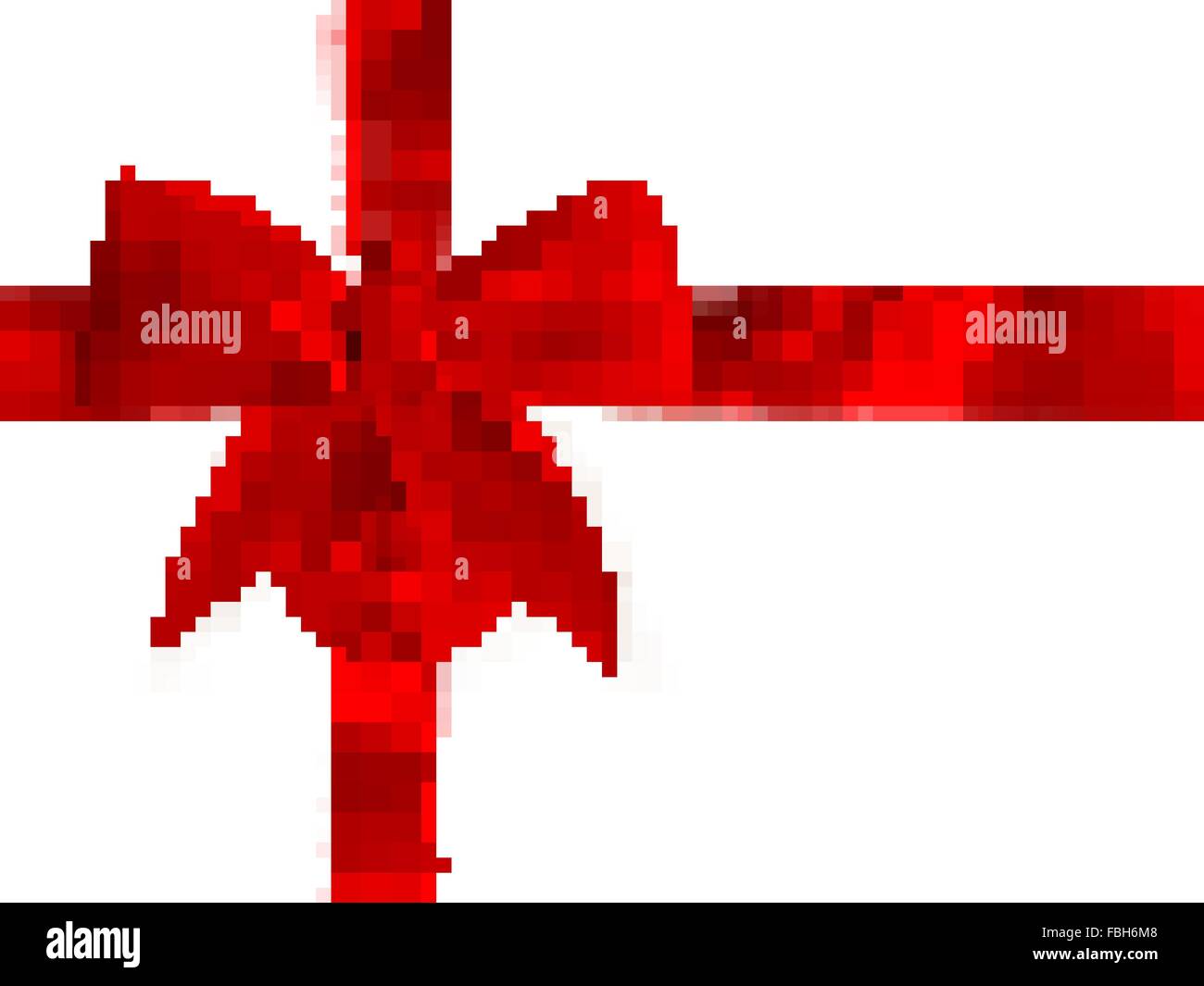 Shiny red satin bow Set. EPS 10 Stock Vector Image & Art - Alamy