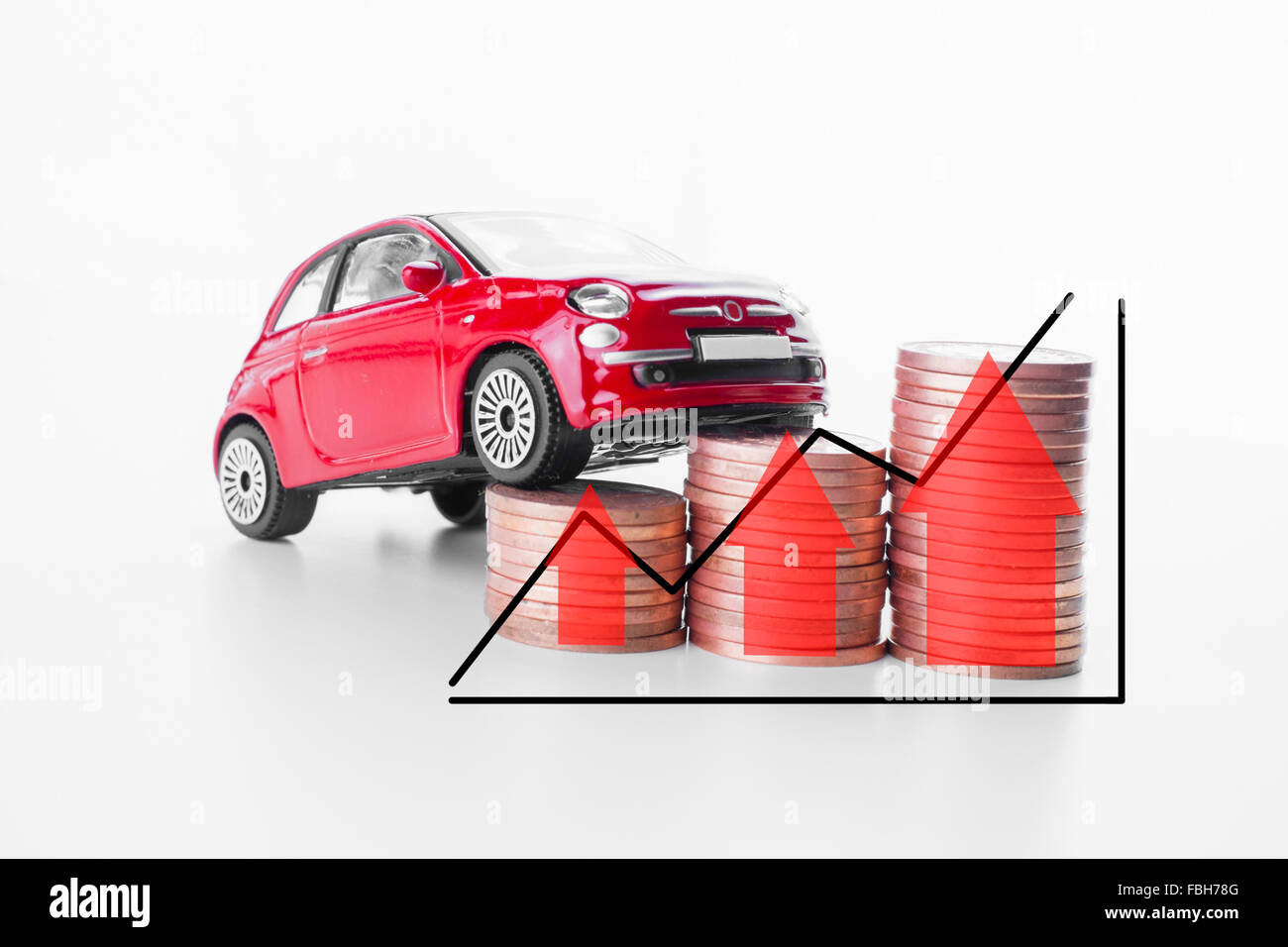 Car line graph hi-res stock photography and images - Alamy