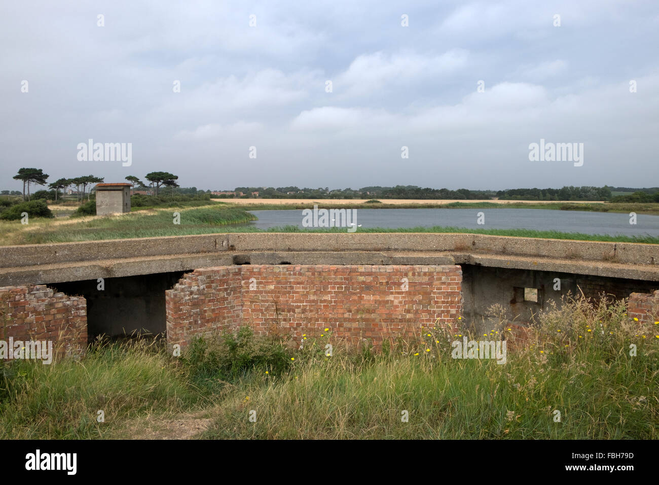 World War Two bunker East Lane Bawdsey Suffolk UK Stock Photo - Alamy