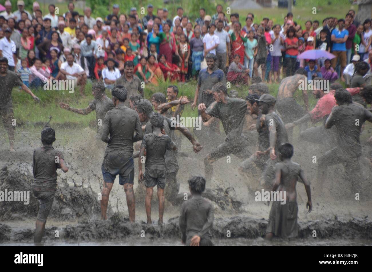 Rice planting festival Stock Photo - Alamy