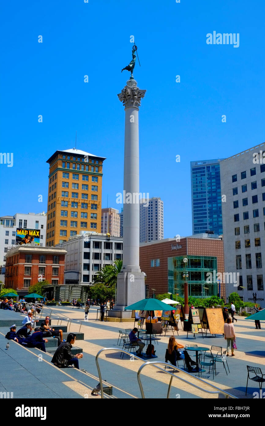 Union Square San Francisco Bay California CA US Stock Photo - Alamy