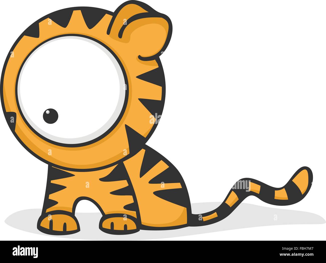 Cartoon tiger hi-res stock photography and images - Alamy
