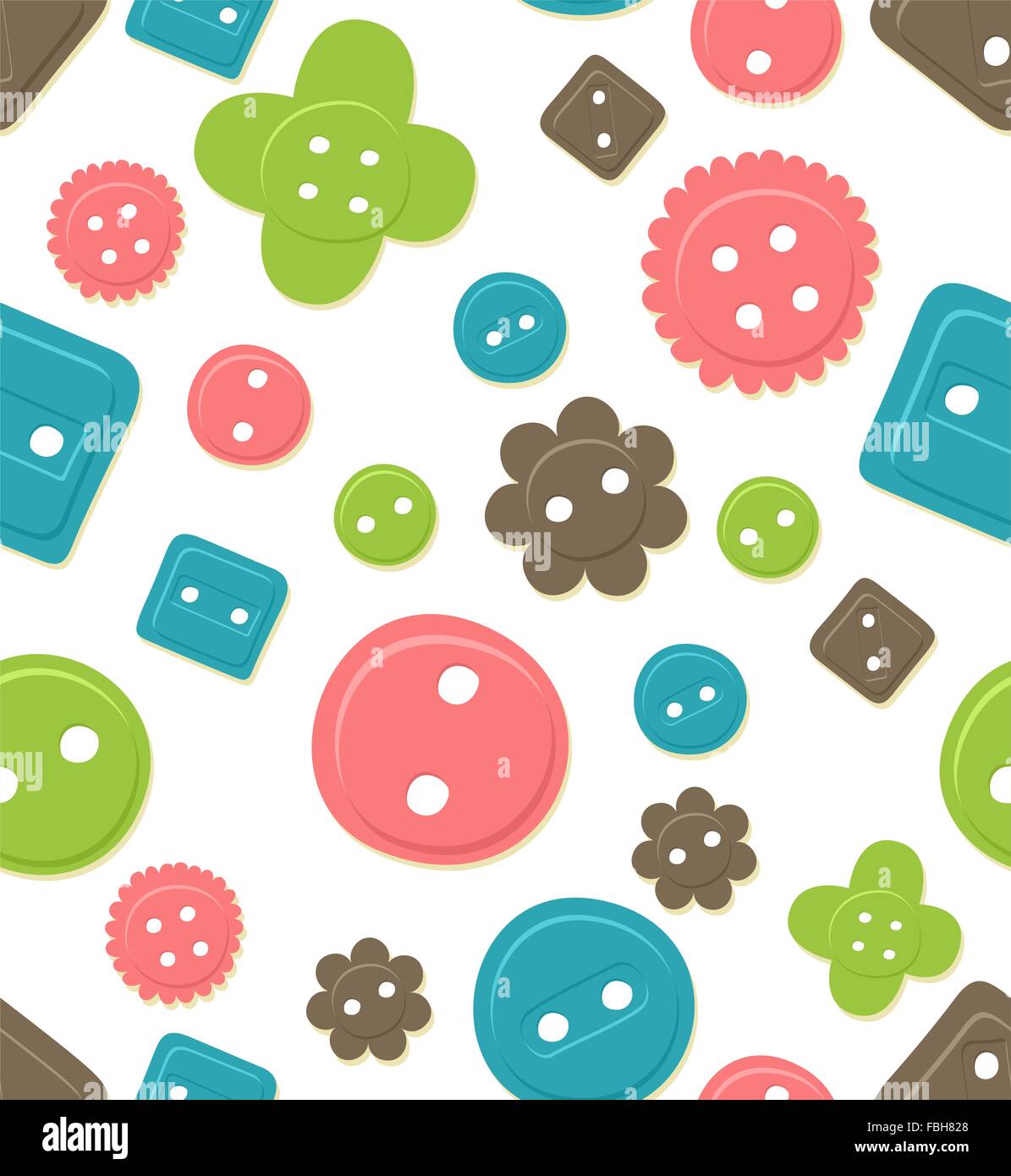 Seamlessly tileable, colorful button pattern Stock Vector Image & Art ...