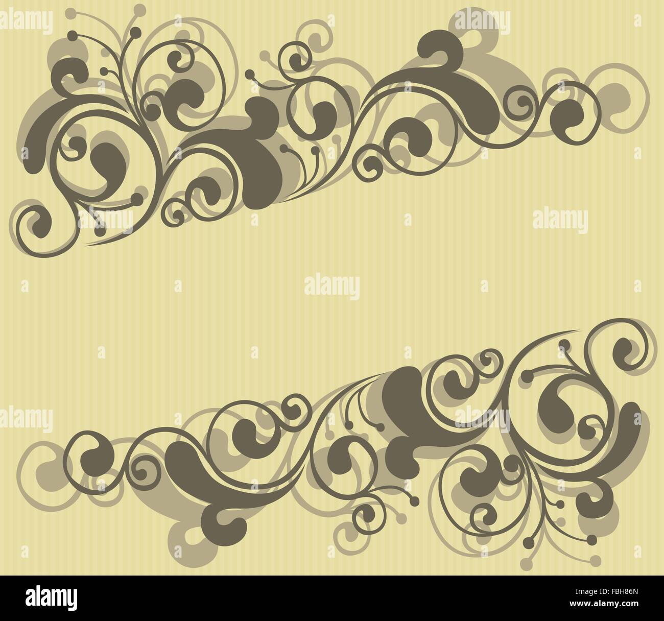 Curly frame Stock Vector Images - Alamy