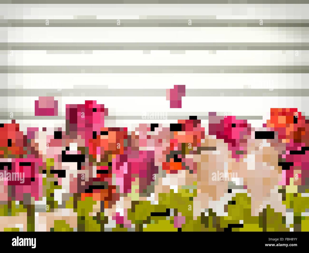 Red paper hearts shaped Stock Vector Images - Alamy