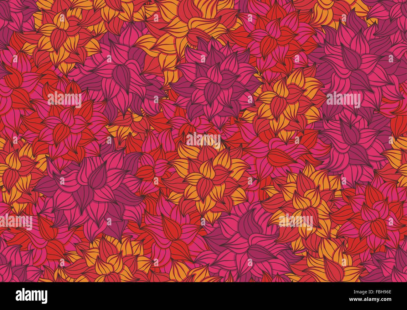 Colorful seamless pattern plants hi-res stock photography and images ...