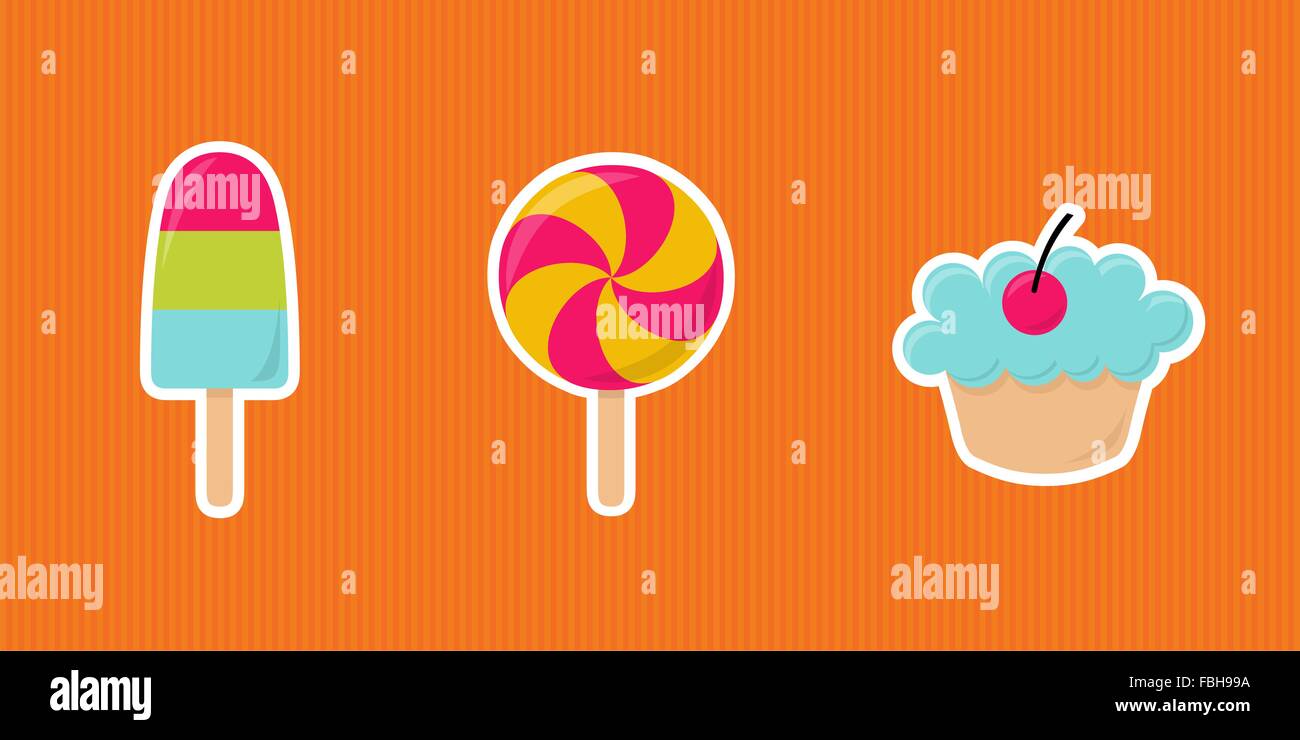 Cartoon sweets hi-res stock photography and images - Alamy