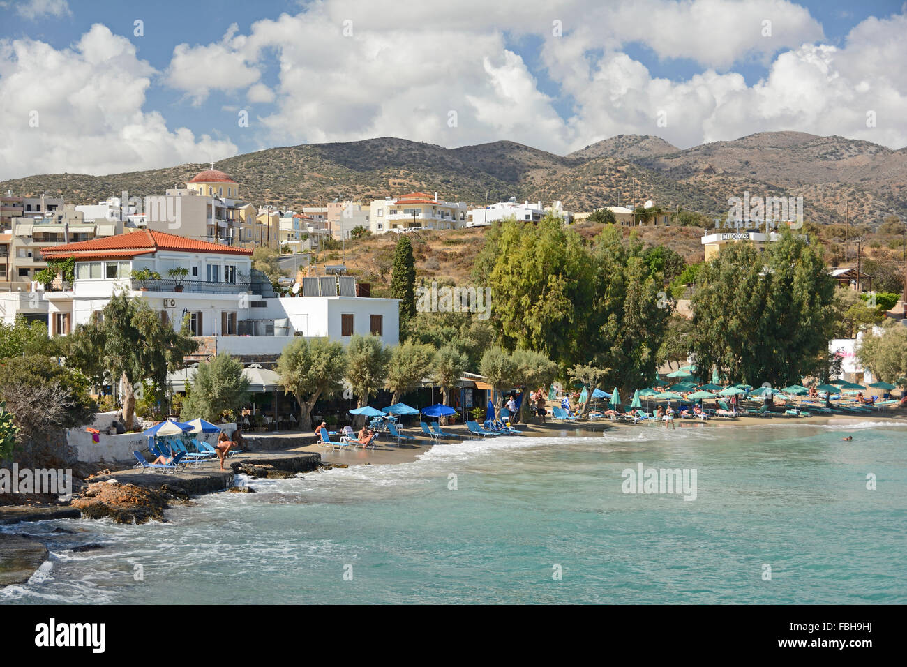 Crete, Agios Nikolaus, Ammoudi beach Stock Photo - Alamy