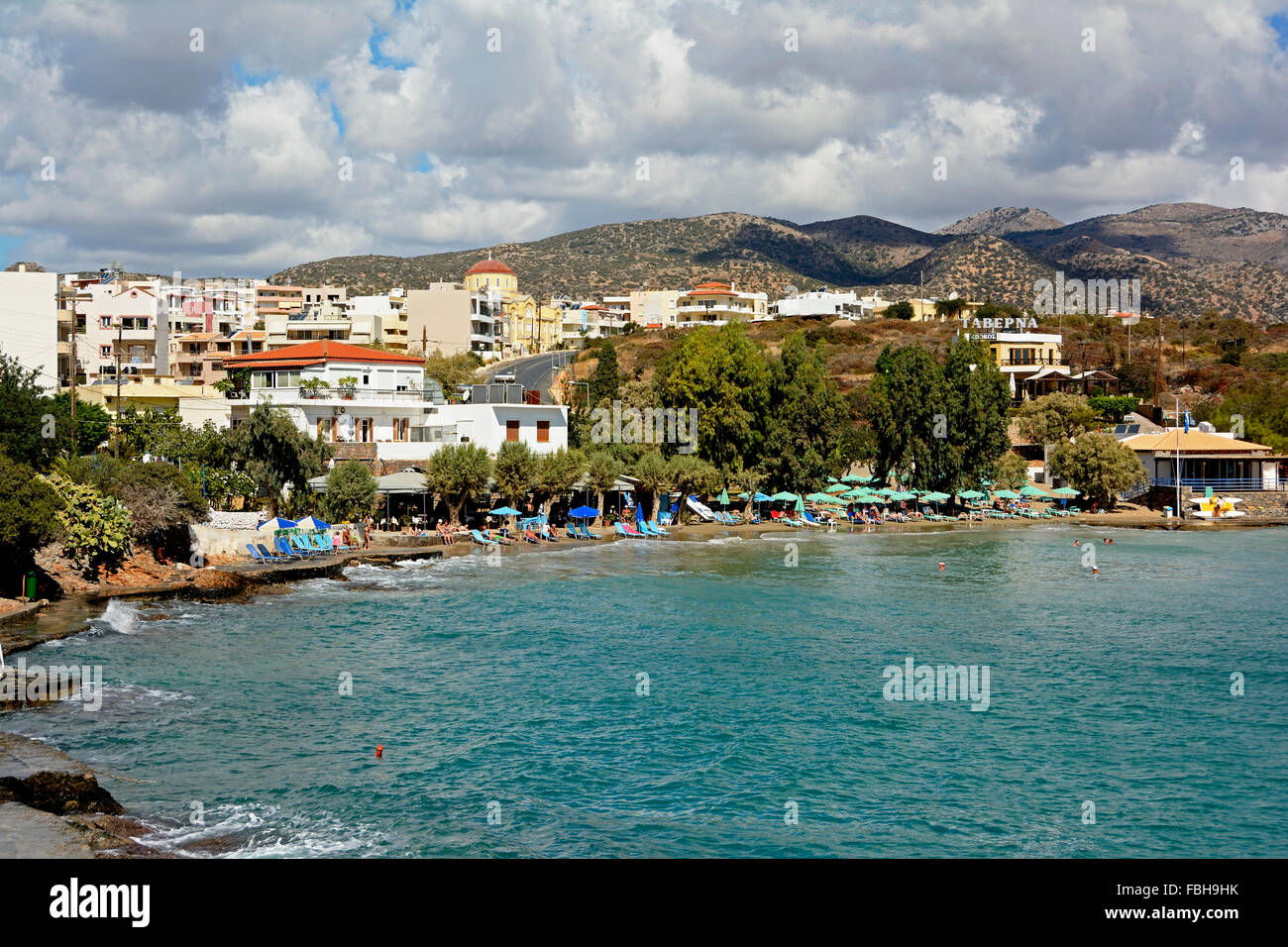 Crete, Agios Nikolaus, Ammoudi beach Stock Photo - Alamy