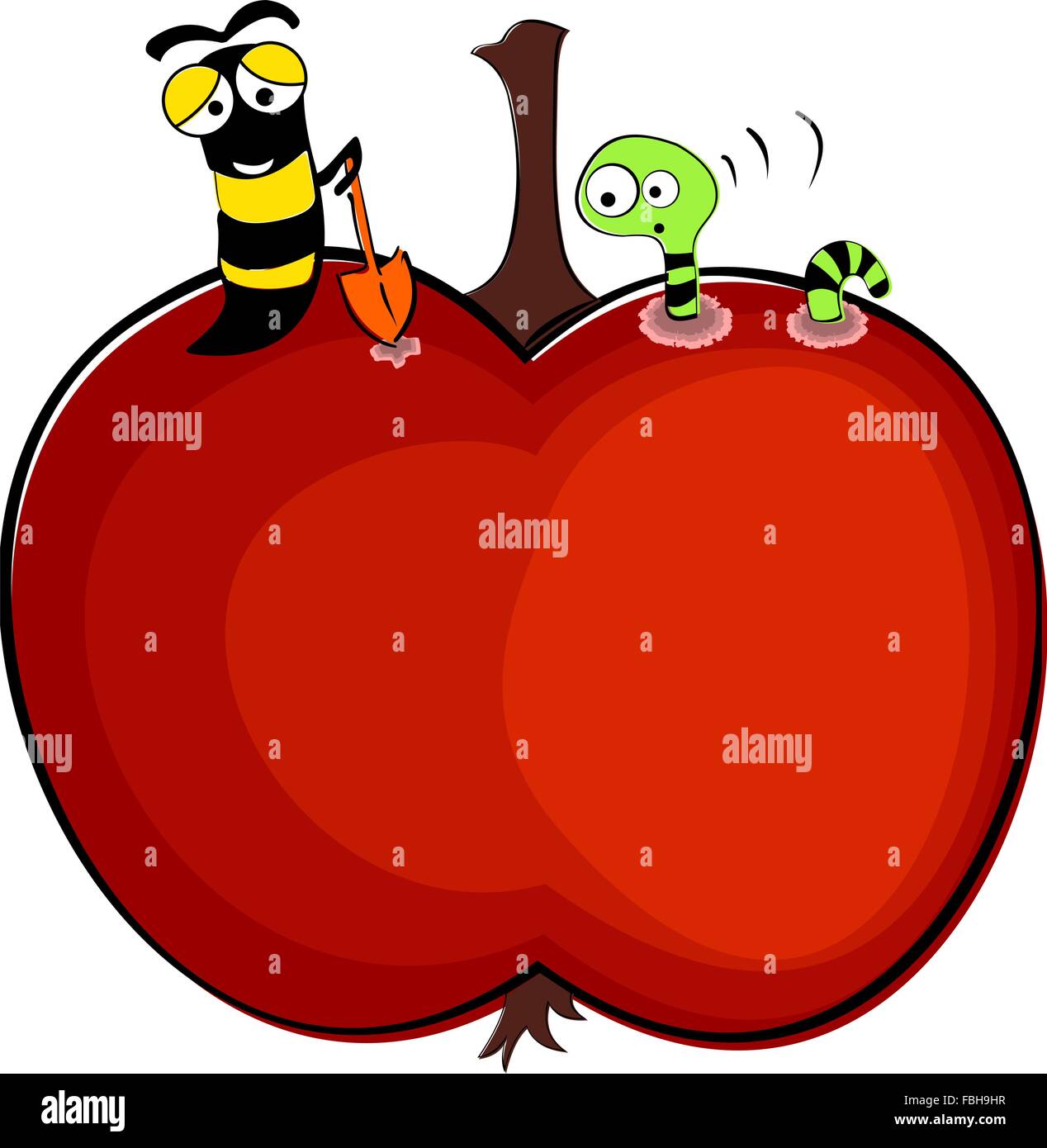 Maggot cartoon Stock Vector Images - Alamy