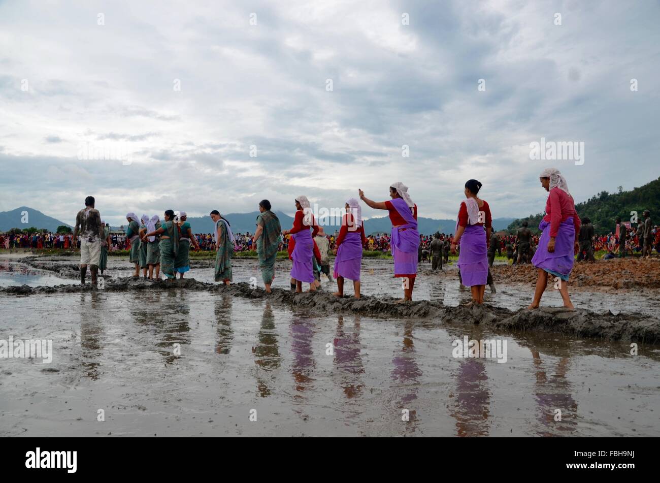 Rice planting Festival Nepal Stock Photo - Alamy