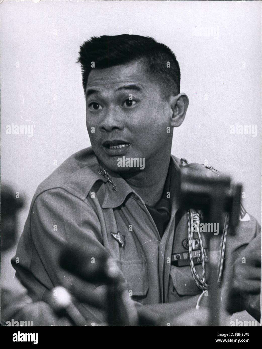 1972 - Top Military Junta Leader of South Vietnam. Major General Ton ...