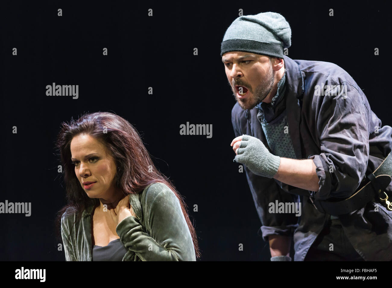 Leeds, UK. 16th January 2016. Opera North performing ‘Andrea Chenier ...