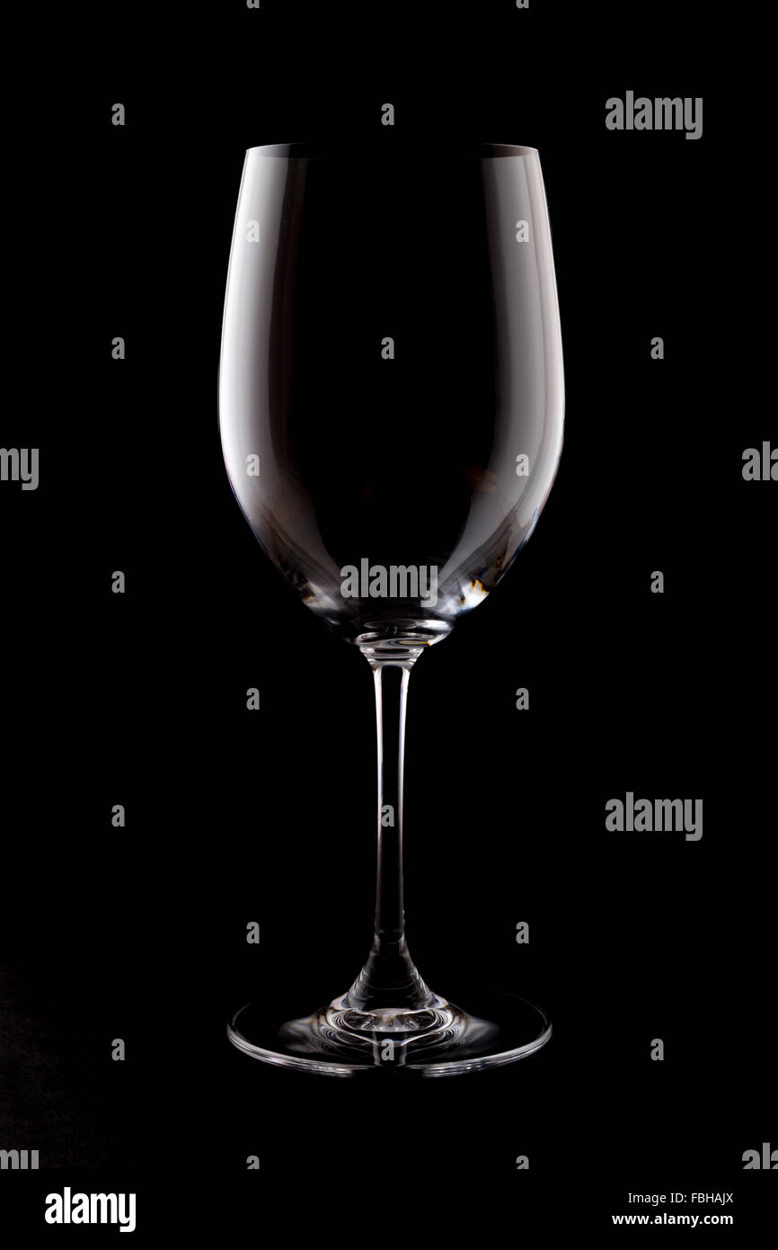 Empty wine glass Stock Photo - Alamy