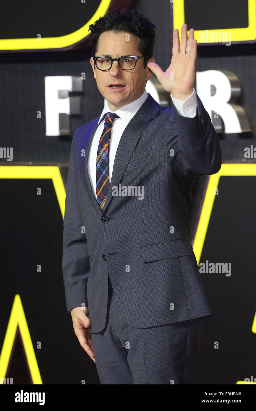 Star Wars: The Force Awakens - UK film premiere Featuring: JJ Abrams ...