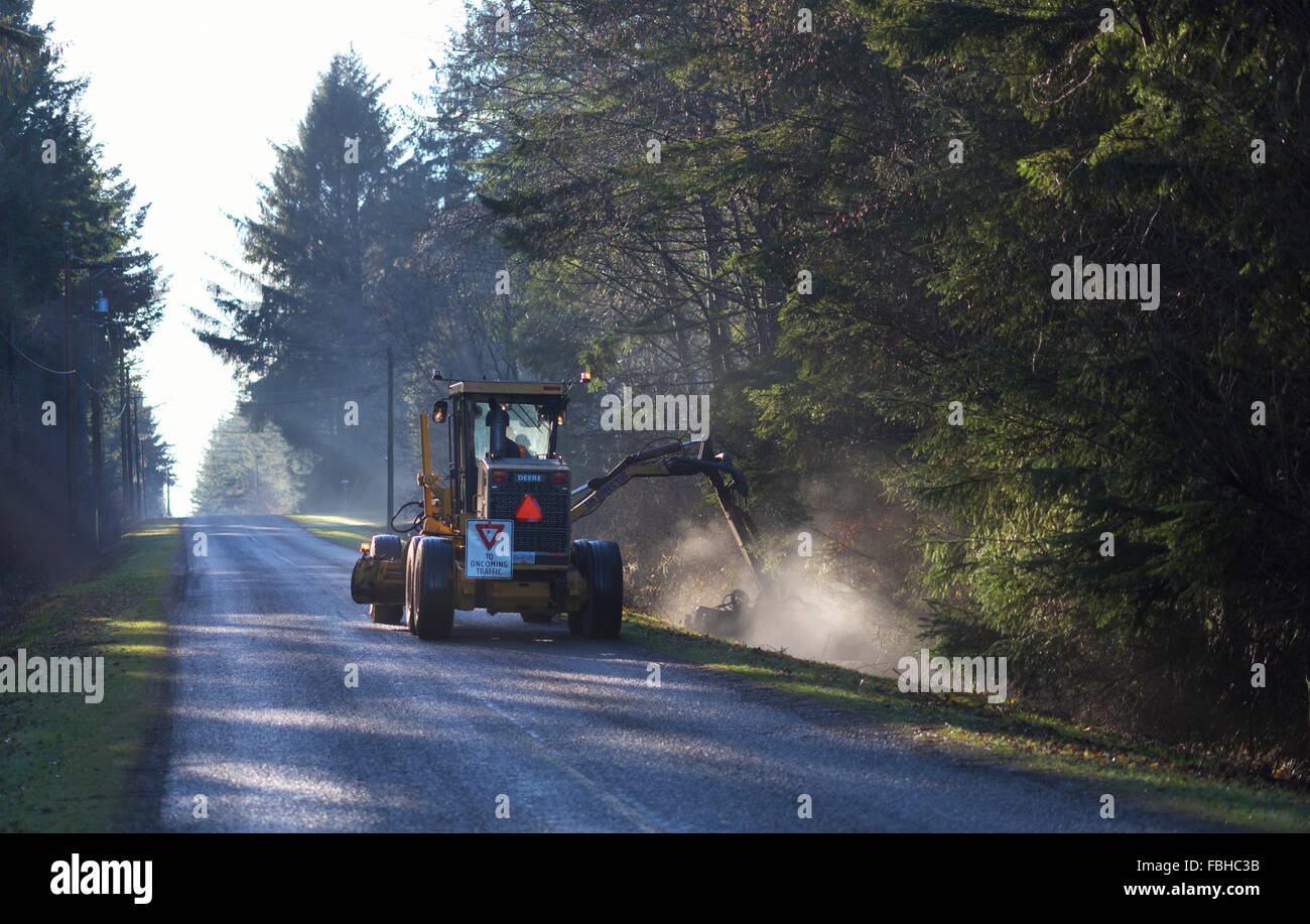 country road maintenance Stock Photo - Alamy