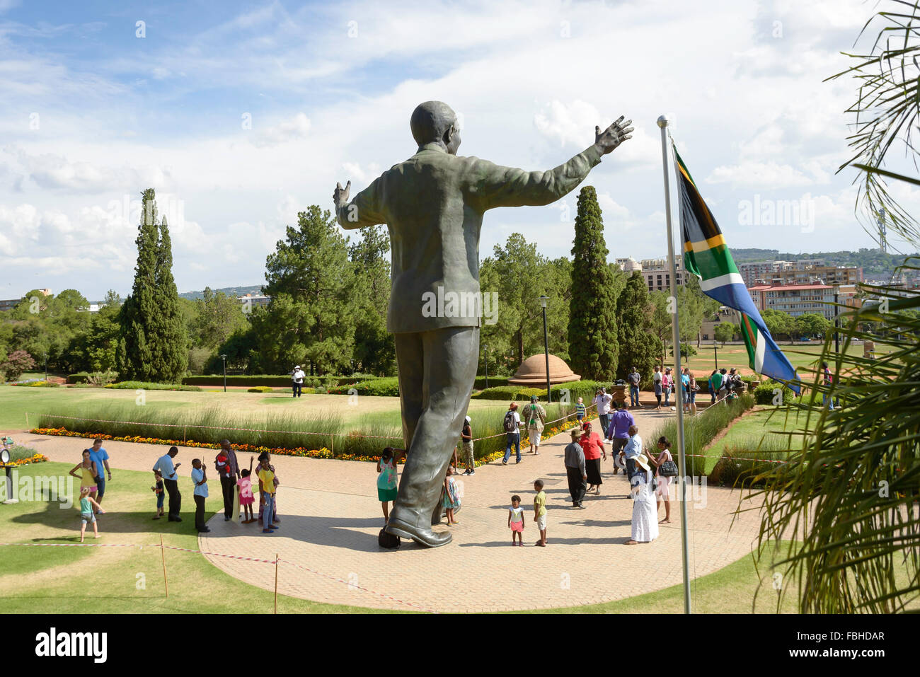 Nelson mandela statue pretoria hi-res stock photography and images - Alamy