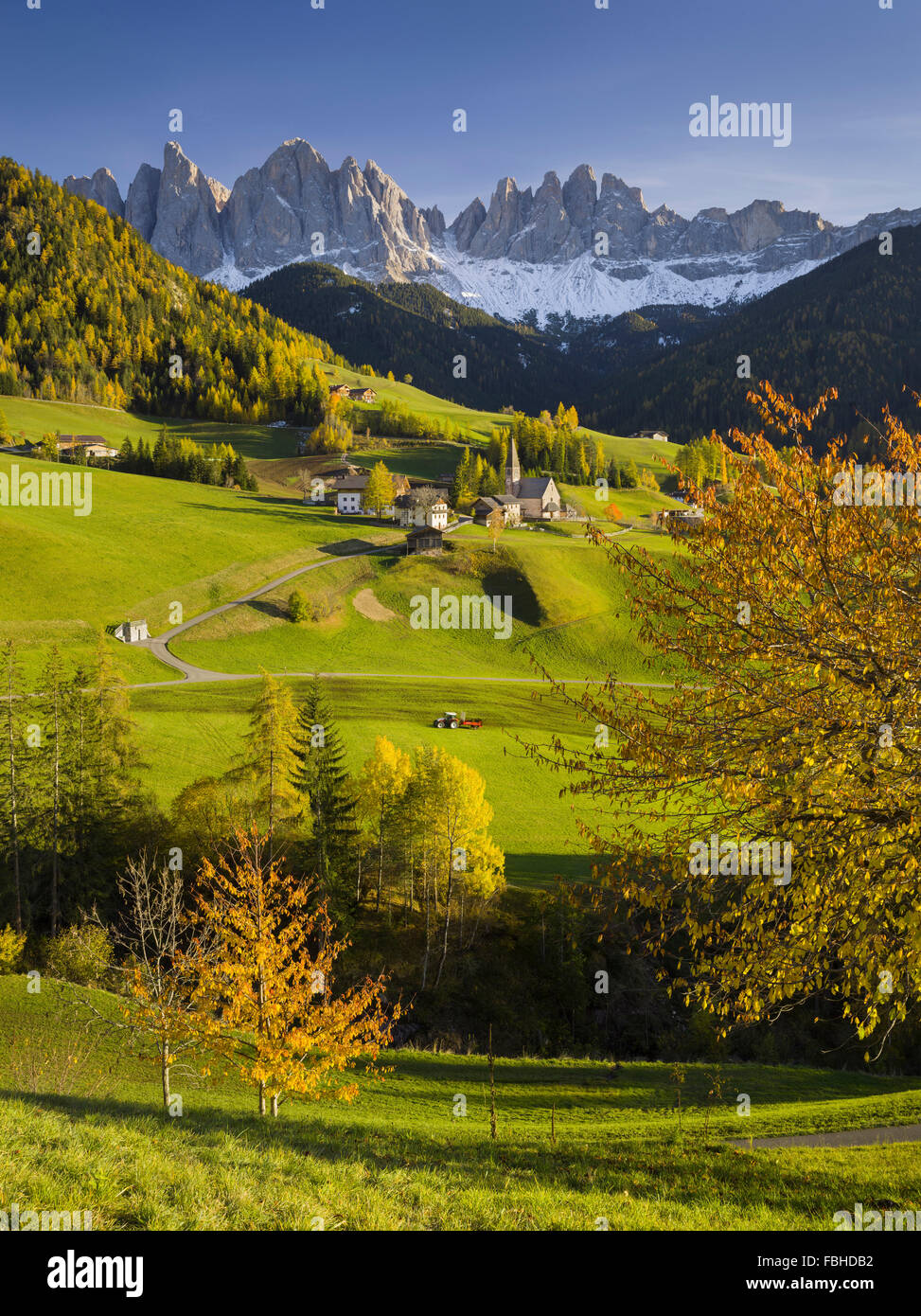 Villnöss Valley, Santa Maddalena, Geisler group, Gruppo delle Odle ...