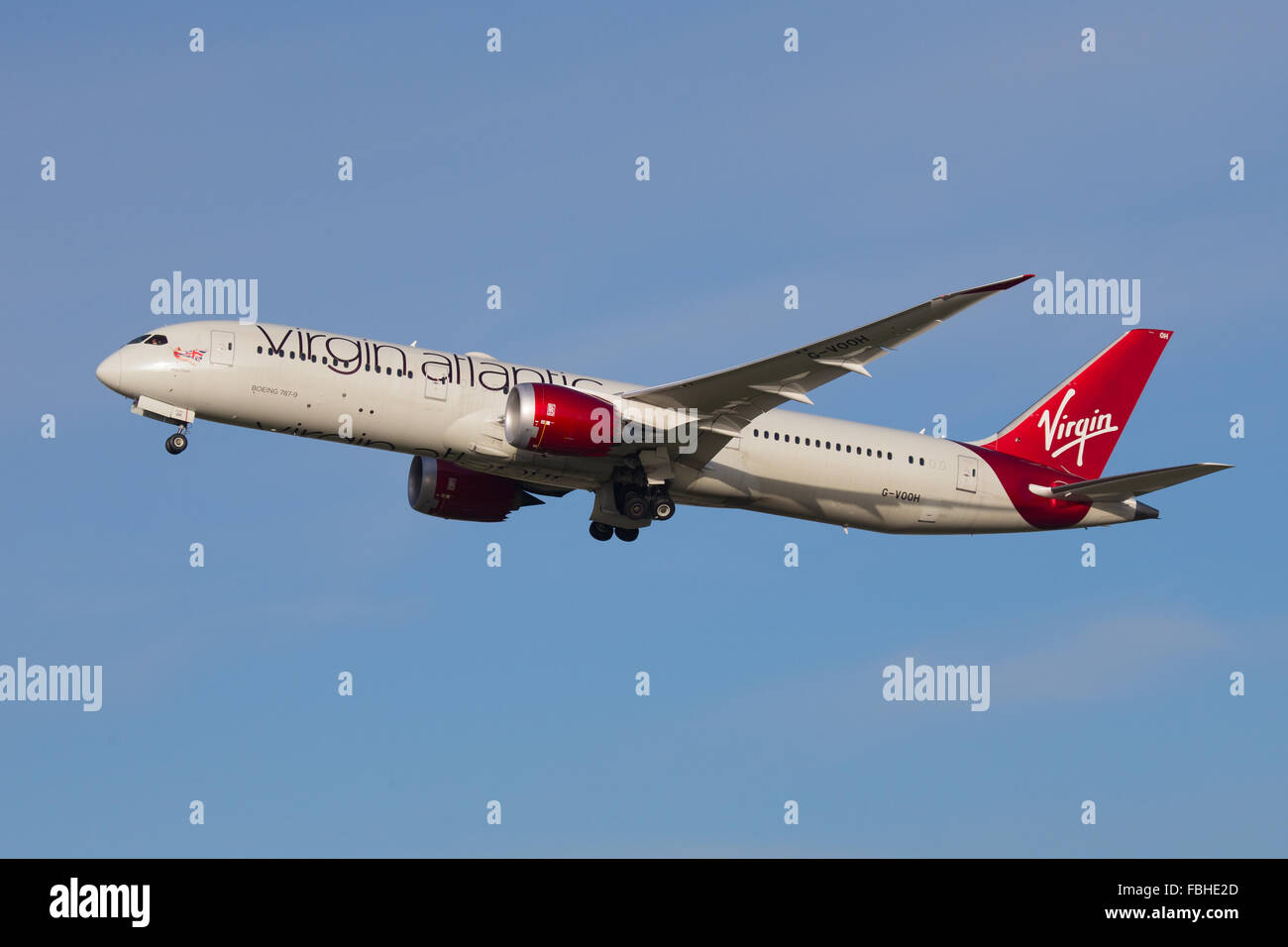 VIrgin Atlantic Boeing 787 - 900 Dreamliner Stock Photo - Alamy
