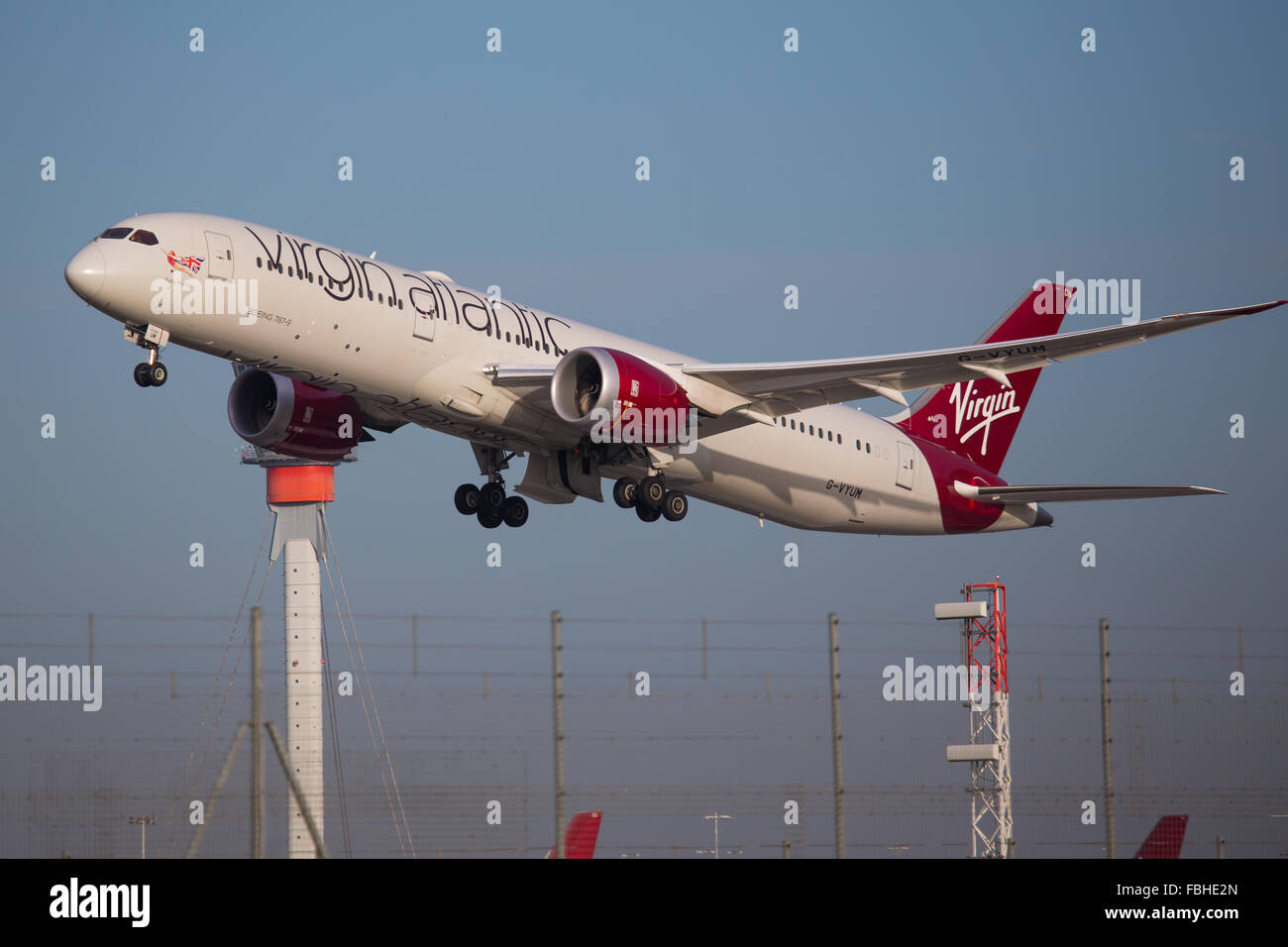 VIrgin Atlantic Boeing 787 - 900 Dreamliner Stock Photo - Alamy