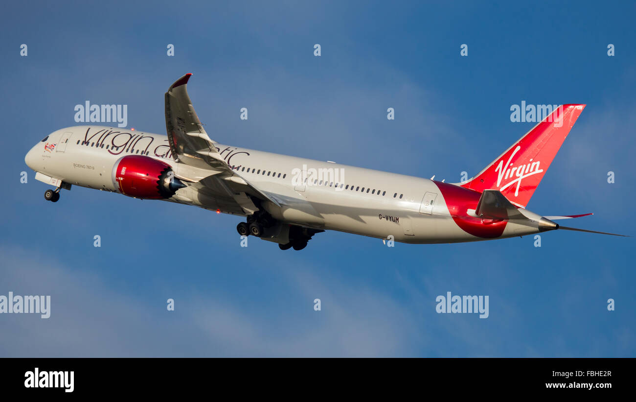 VIrgin Atlantic Boeing 787 - 900 Dreamliner Stock Photo - Alamy