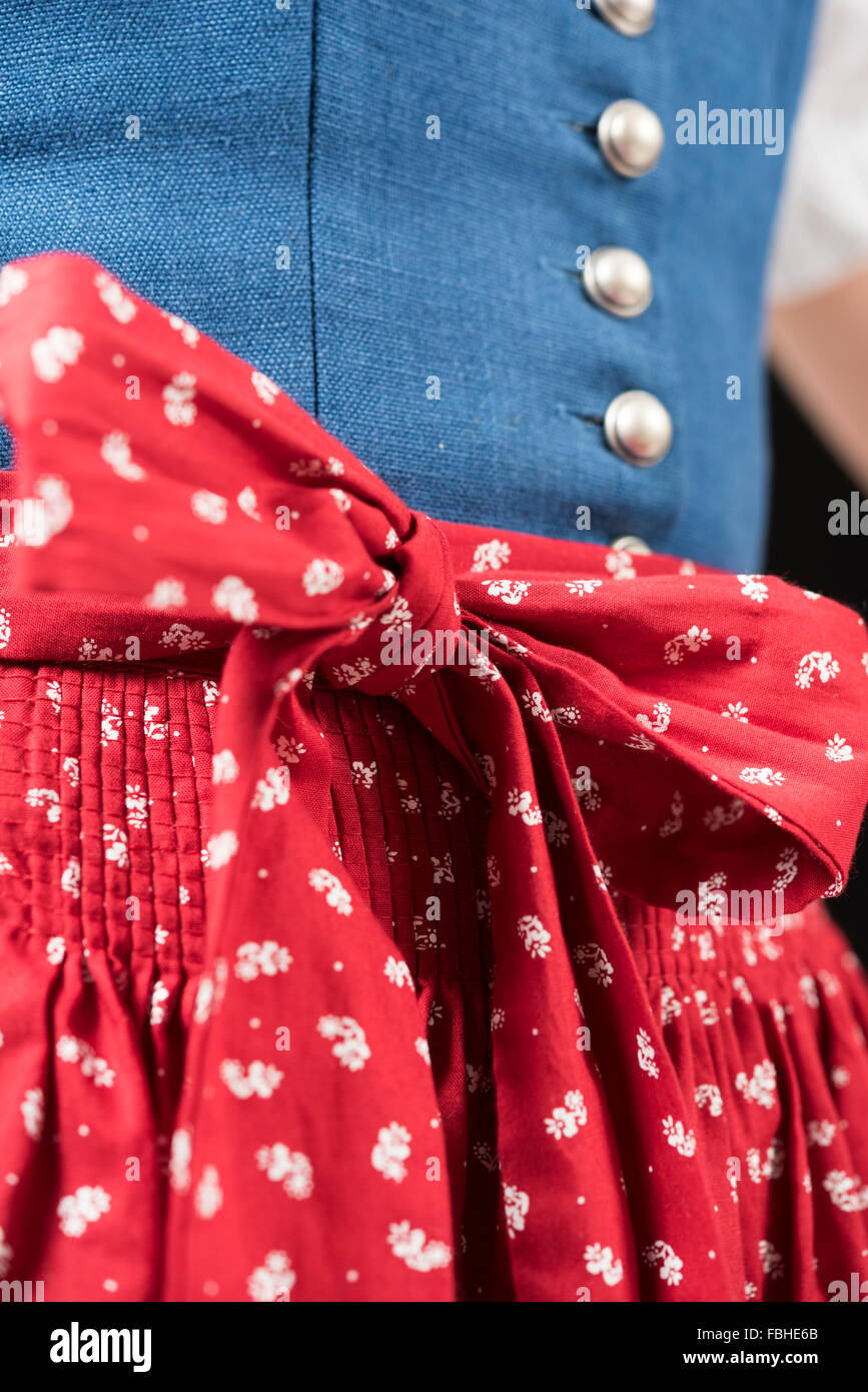 Series, dirndl, apron ribbon Stock Photo - Alamy