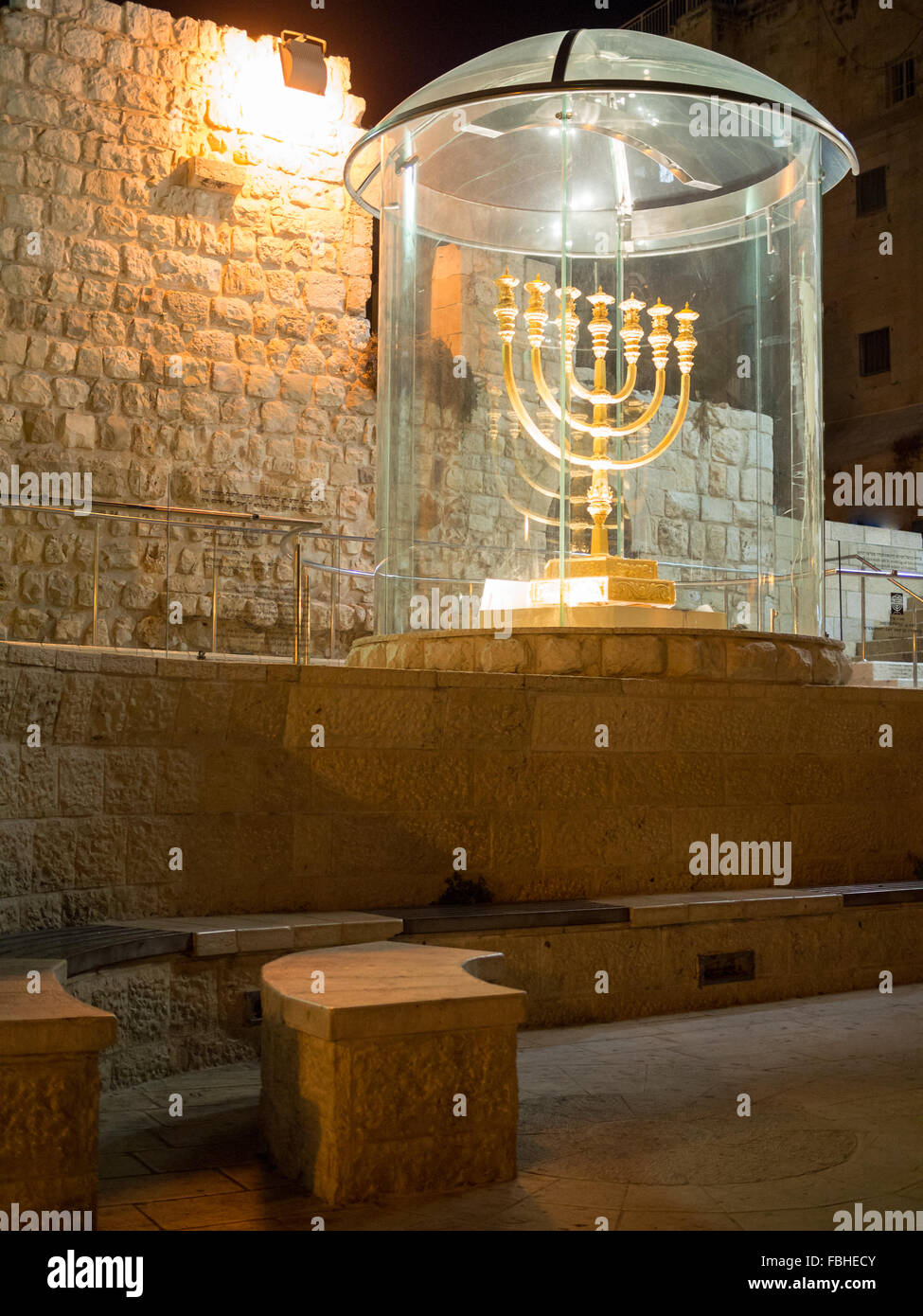 Golden menorah hi-res stock photography and images - Alamy