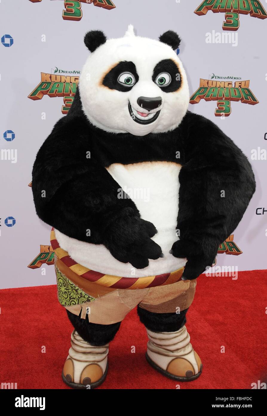 Los Angeles, CA, USA. 16th Jan, 2016. Po at arrivals for KUNG FU PANDA ...