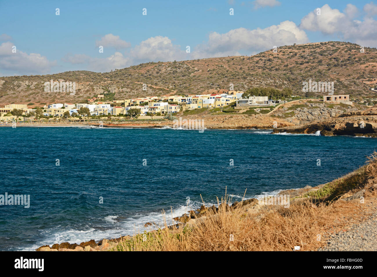 Crete, coastal landscape of Malia Stock Photo - Alamy