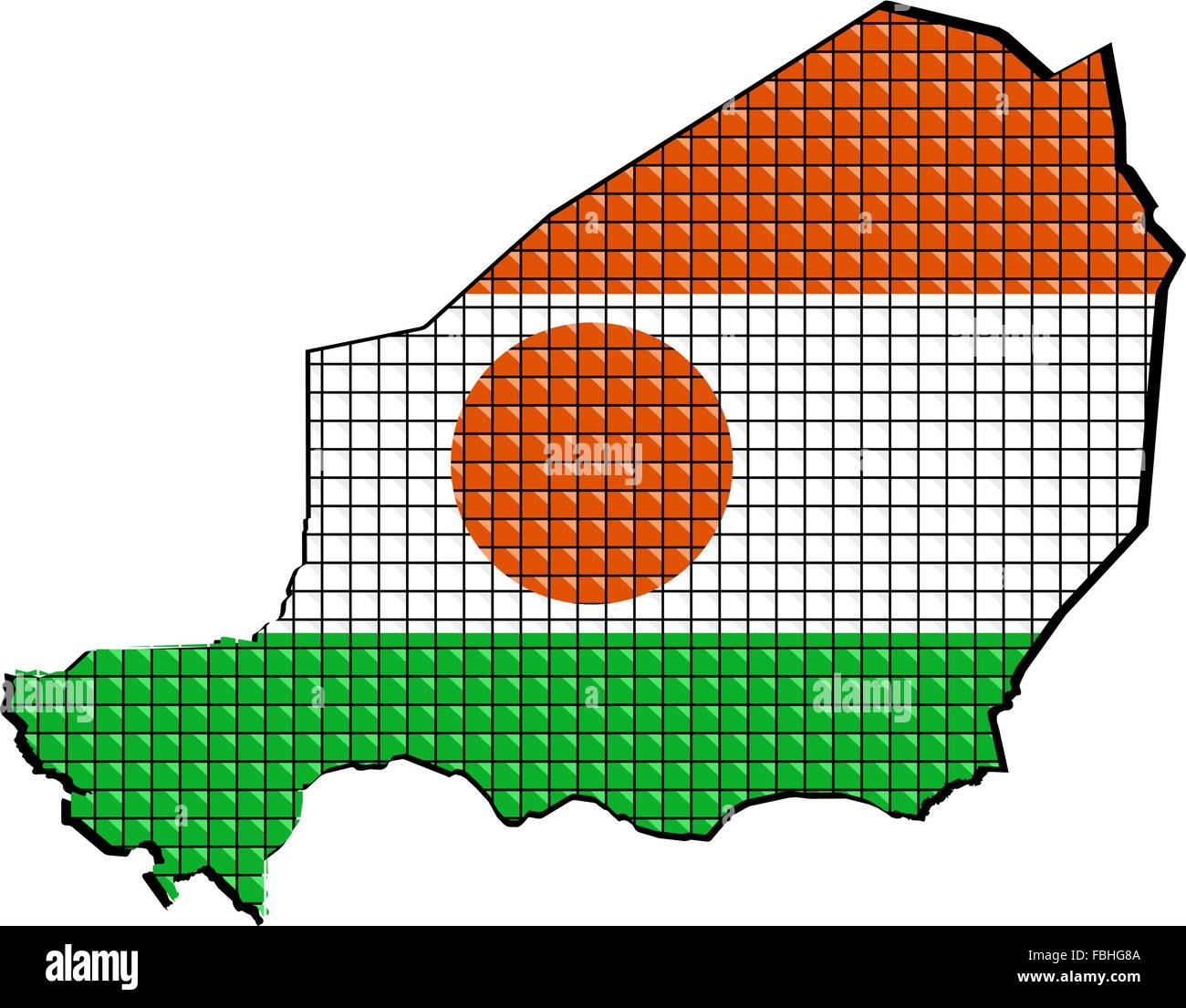 Niger maps hi-res stock photography and images - Alamy