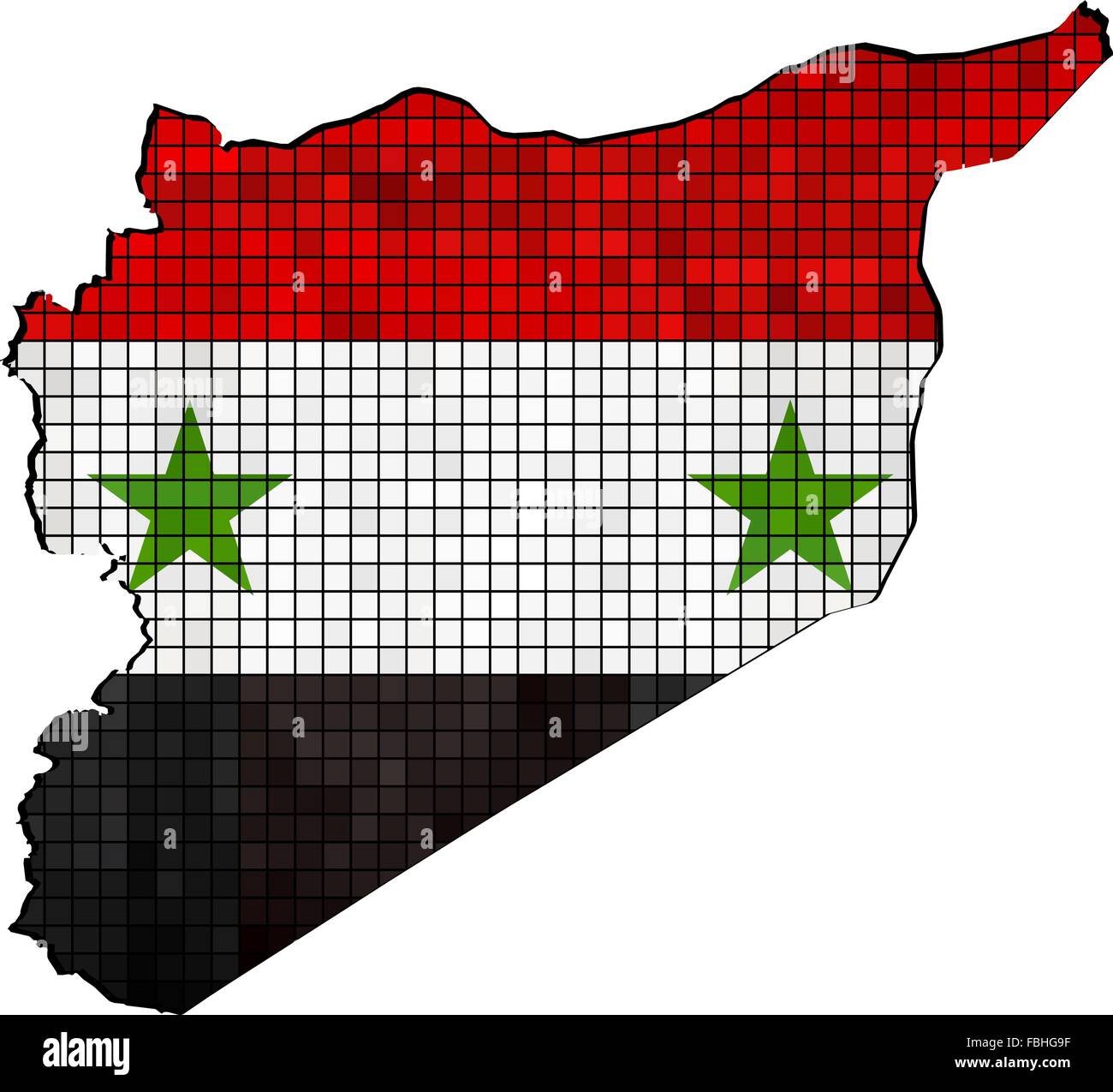 Syria map Stock Vector Images - Alamy