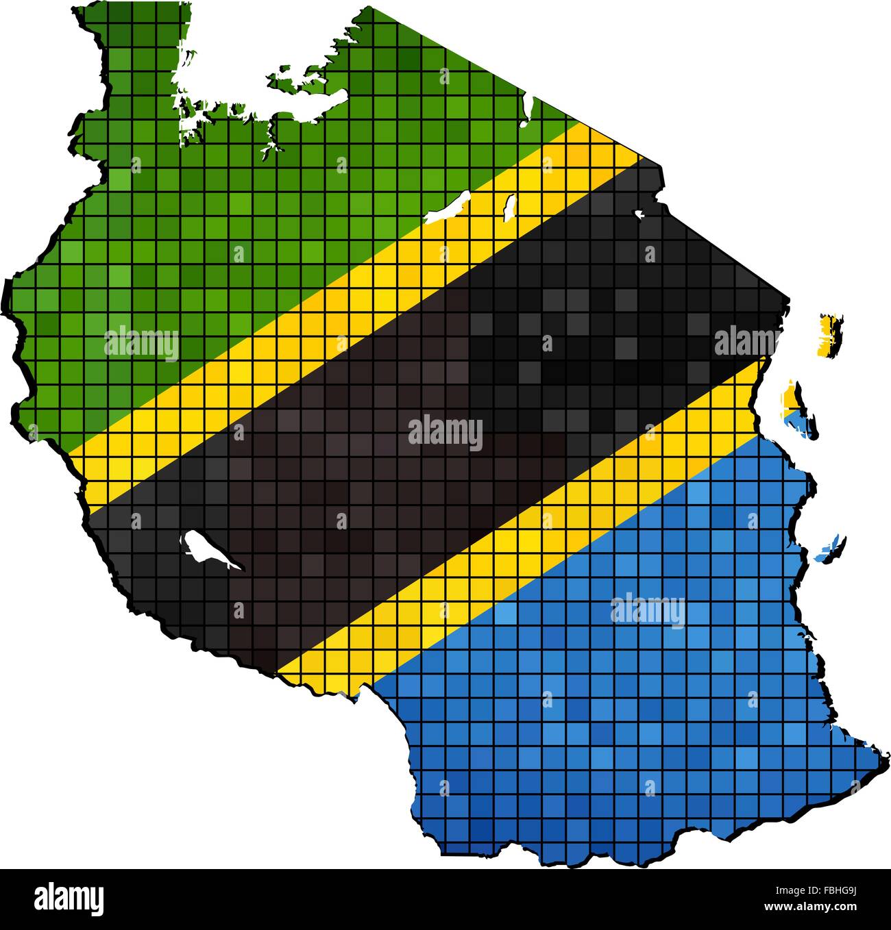 Maps of tanzania Stock Vector Images - Alamy