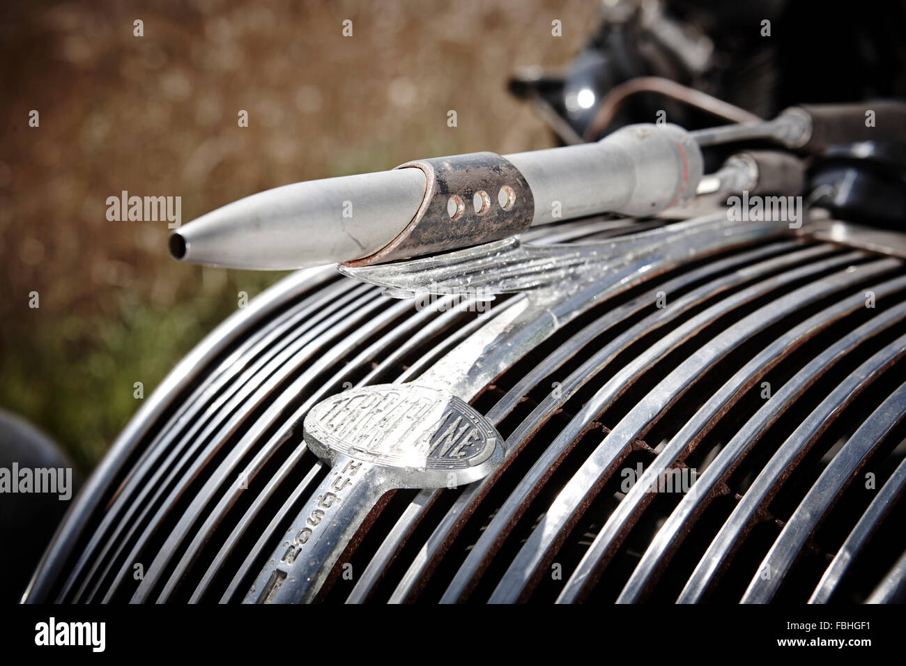 Hot-Rod, Rat-Rod, self-built with airplane radial engine Stock Photo ...