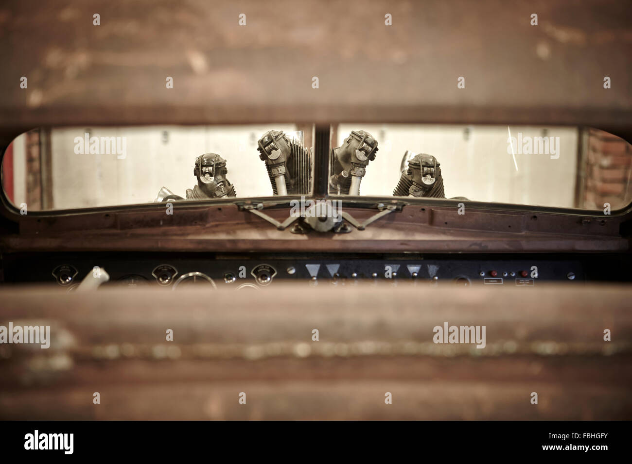 Hot rod rat rod self built airplane radial hi-res stock photography and ...