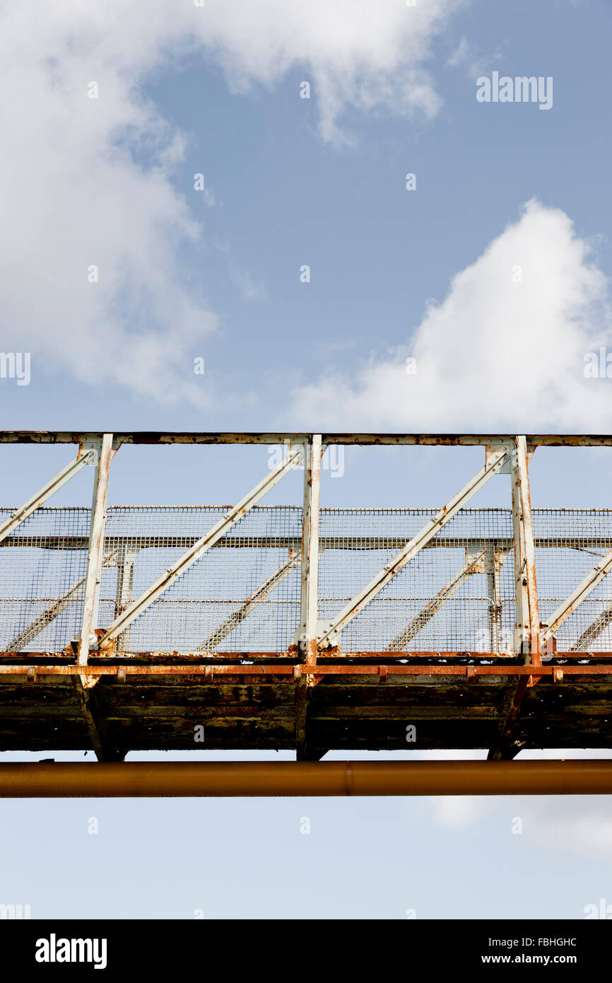 Rusty railway bridge Stock Photo - Alamy