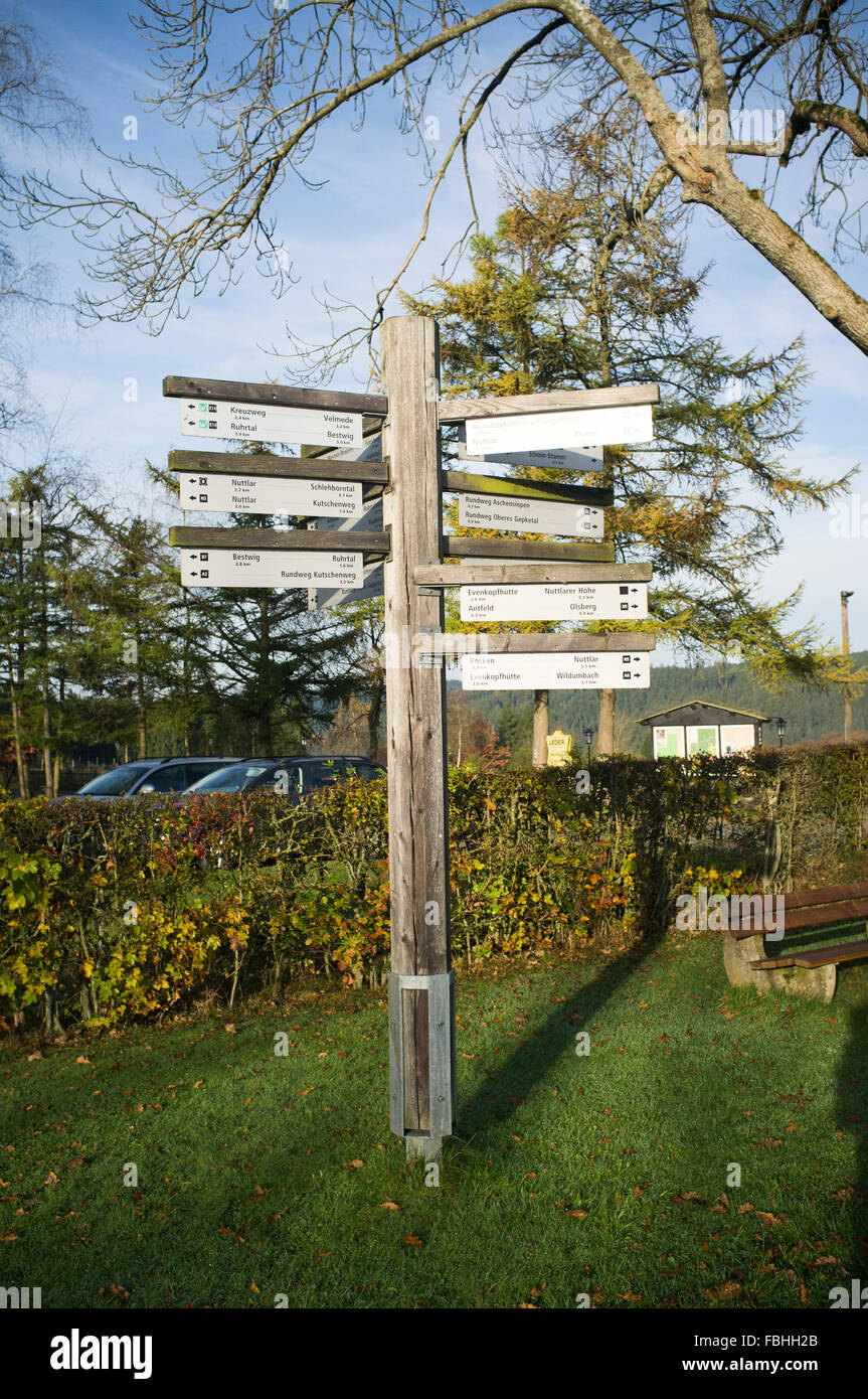 Footpaths and signposted hi-res stock photography and images - Alamy