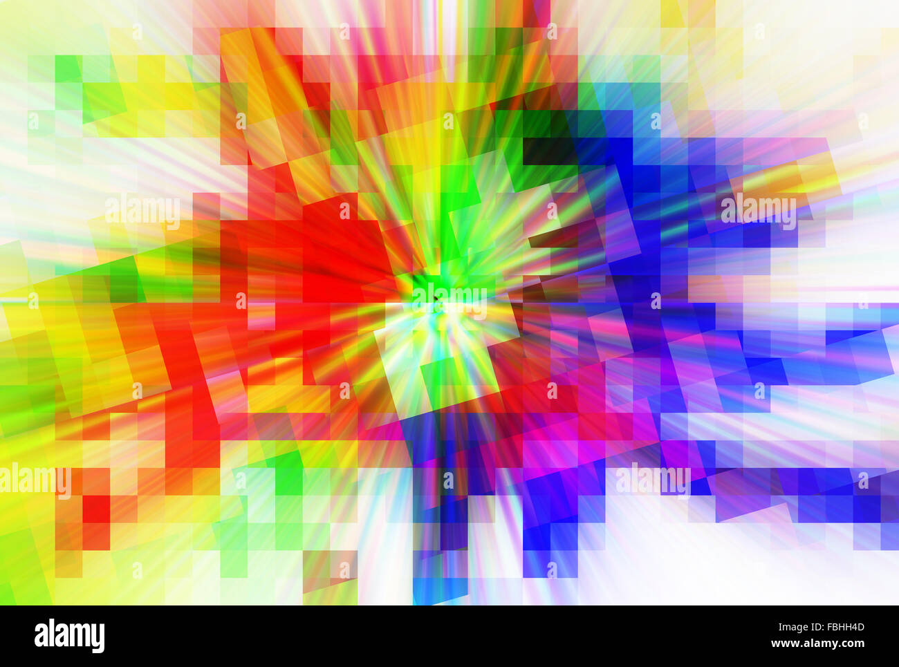 abstract multicolor background with square pattern Stock Photo - Alamy