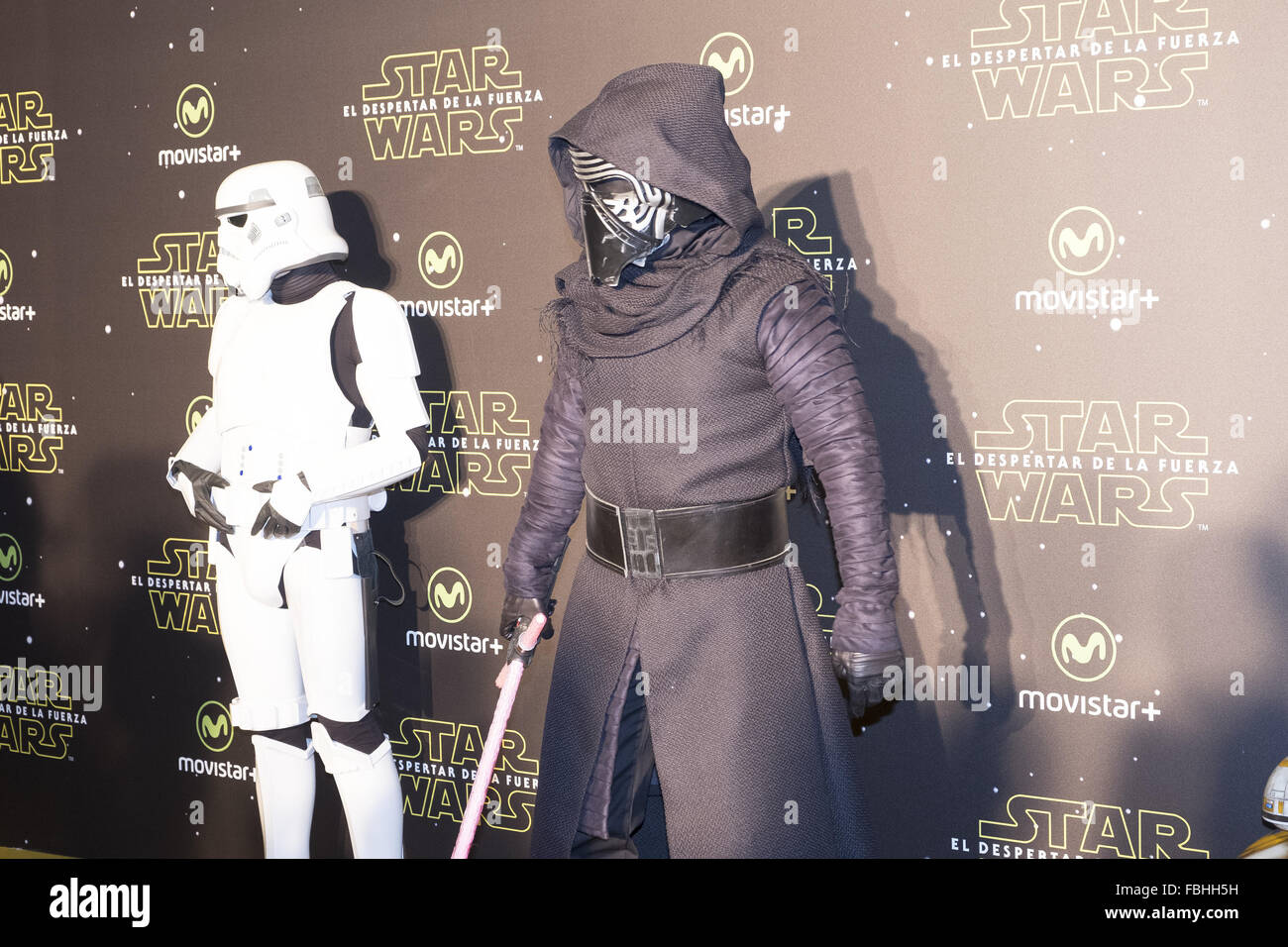 Spanish premiere of 'Star Wars: The Force Awakens' (Star Wars: El ...