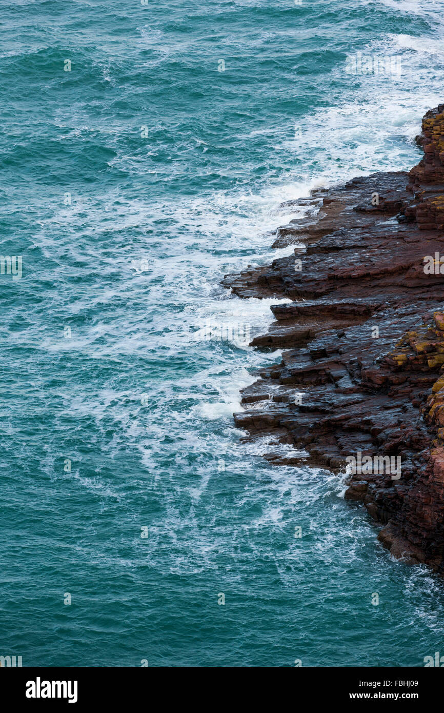 Steep cliff Cap Fréhel, Brittany Stock Photo - Alamy
