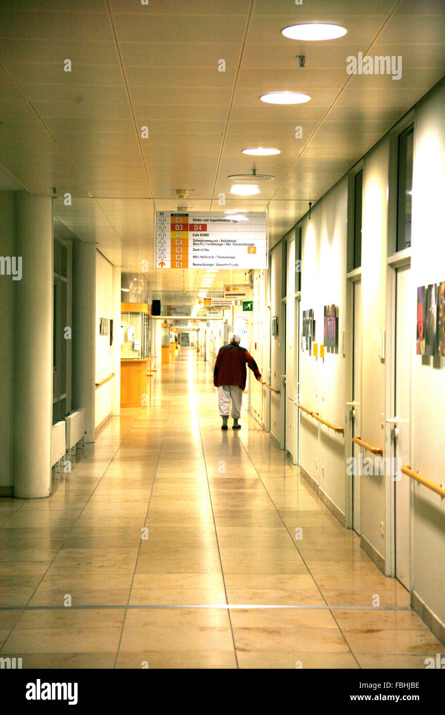 Hospital, hospital floor, hall Stock Photo - Alamy