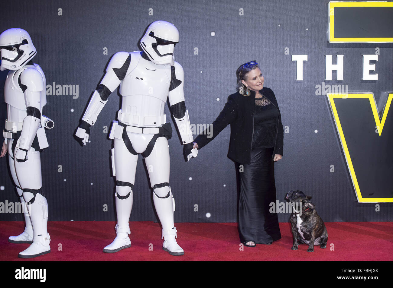 European premiere of 'Star Wars: The Force Awakens' - Red Carpet ...