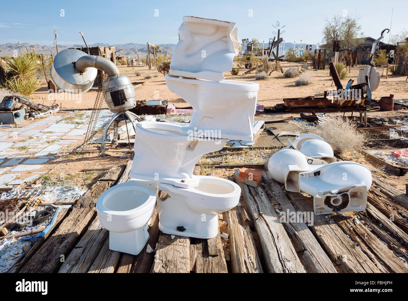 Assemblage sculpture by the late Noah Purifoy in Noah Purifoy's Outdoor ...