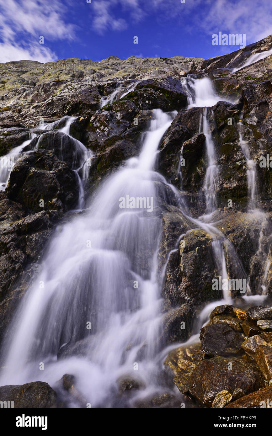 Waterfall in the Gradental Stock Photo - Alamy