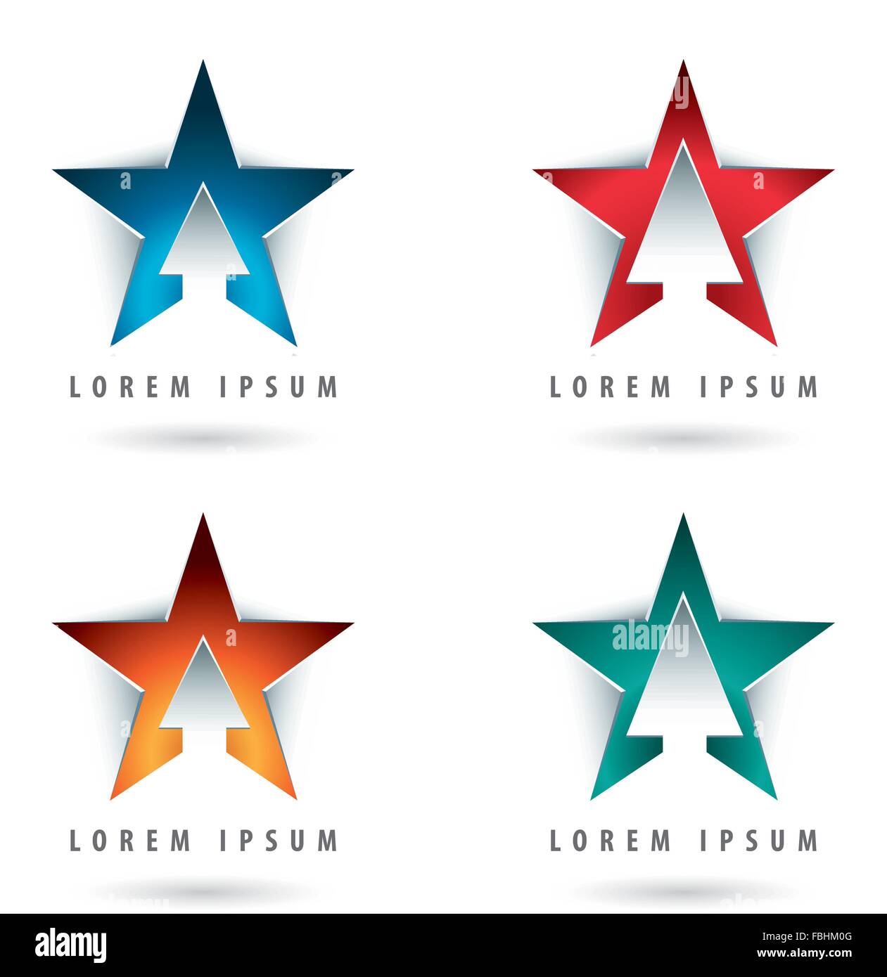 Star logos hi-res stock photography and images - Alamy